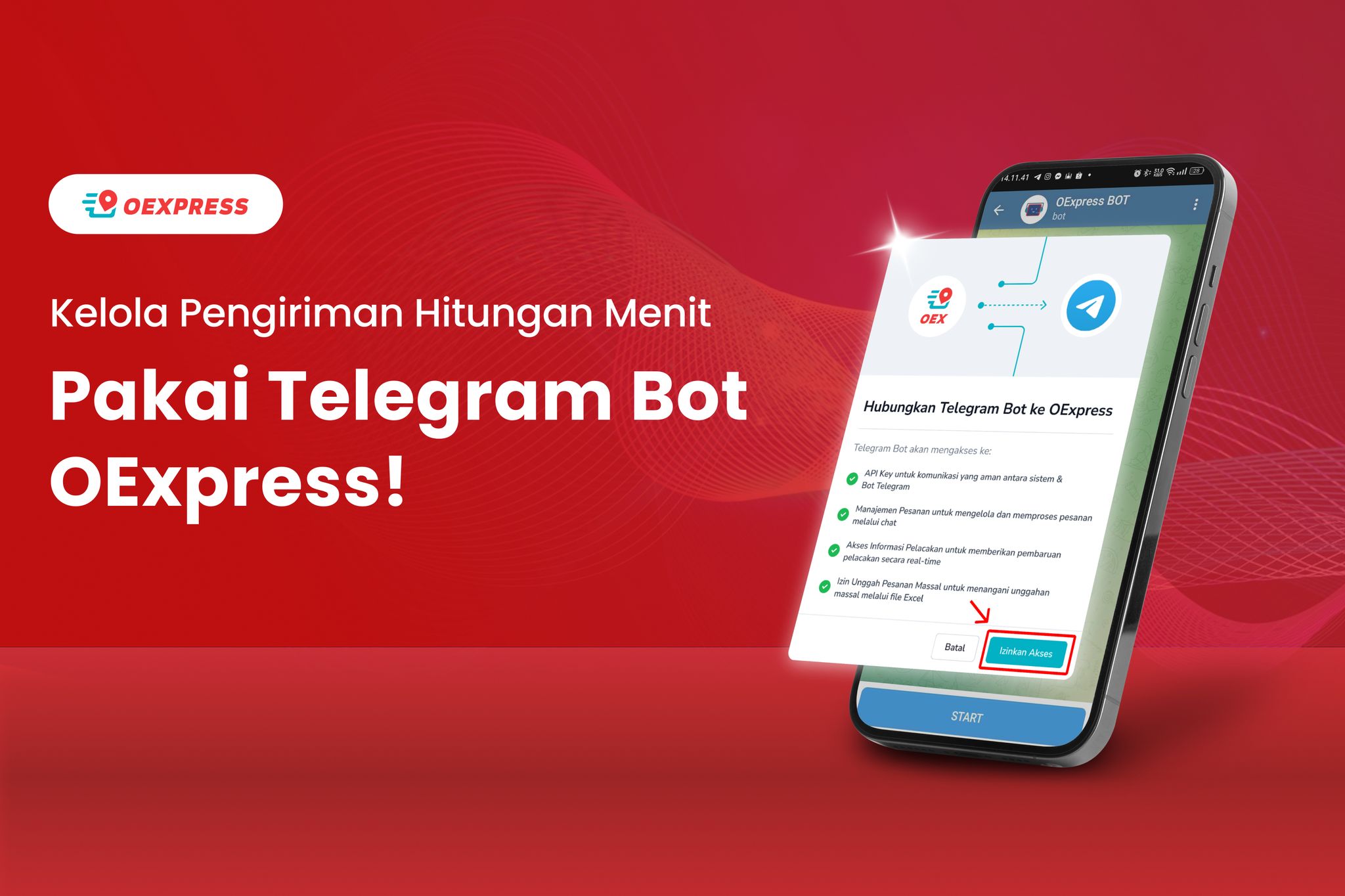 Kemudahan Pengiriman di Genggaman dengan Telegram Bot OExpress - OExpress